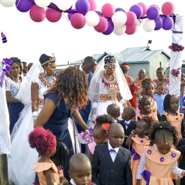 Kenya Strongman Weds 2 Brides in Colourful Wedding (Photos) - TOKTOK9JA ...