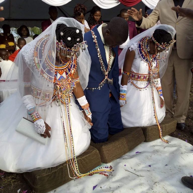 Kenya Strongman Weds 2 Brides in Colourful Wedding (Photos) - TOKTOK9JA ...